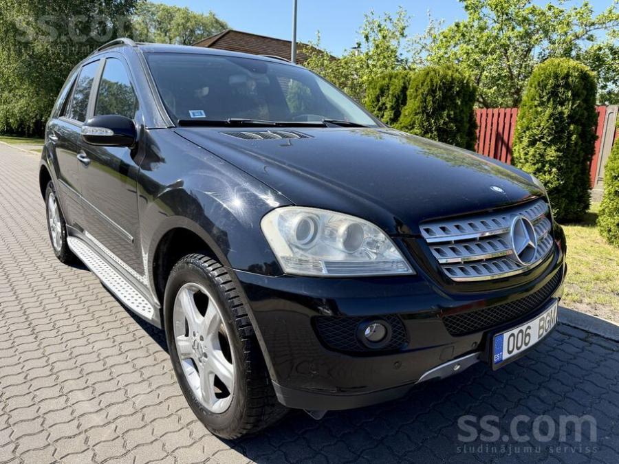 Черный Мерседес МЛ 320 2006 в Рига, объемом двигателя 3.00 л и пробегом 348 тыс. км за 4900 €, фото 6 на AUTOMOTO.COM.LV