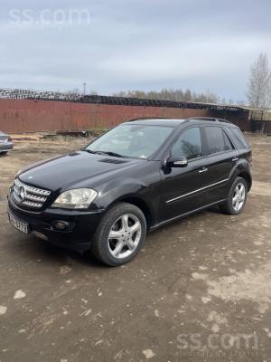 Black Mercedes-Benz ML 320 2006 in Rezekne, with an engine capacity of 3.00 L and mileage of 325 thousand km for 4800 €, photo  on AUTOMOTO.COM.LV