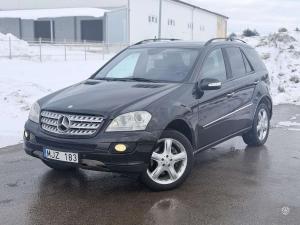 Melns Mercedes-Benz ML 320 2007 Viļņa, ar dzinēja tilpumu 2.99 L un nobraukumu 273 tūkst. km par 3750 €, foto 2 vietnē AUTOMOTO.COM.LV