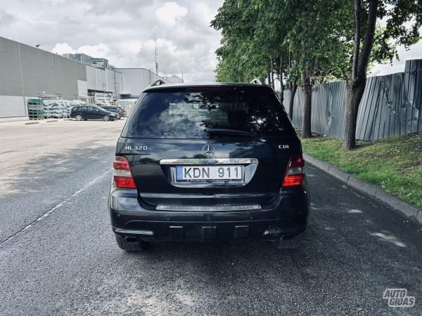 Black Mercedes-Benz ML 320 2007 in Klaipeda, with an engine capacity of 3.00 L and mileage of 360 thousand km for 4200 €, photo 7 on AUTOMOTO.COM.LV