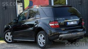 Black Mercedes-Benz ML 320 2007 in Riga, with an engine capacity of 3.00 L and mileage of 0 thousand km for 4500 €, photo 4 on AUTOMOTO.COM.LV