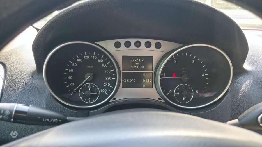 Black Mercedes-Benz ML 320 2007 in Kaunas, with an engine capacity of 2.99 L and mileage of 475 thousand km for 3700 €, photo 11 on AUTOMOTO.COM.LV