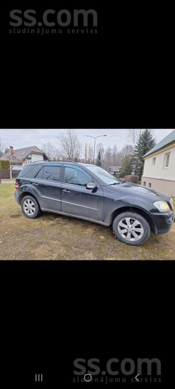 Melns Mercedes-Benz ML 320 2007 Rīga, ar dzinēja tilpumu 3.00 L un nobraukumu 338 tūkst. km par 4200 €, foto 10 vietnē AUTOMOTO.COM.LV