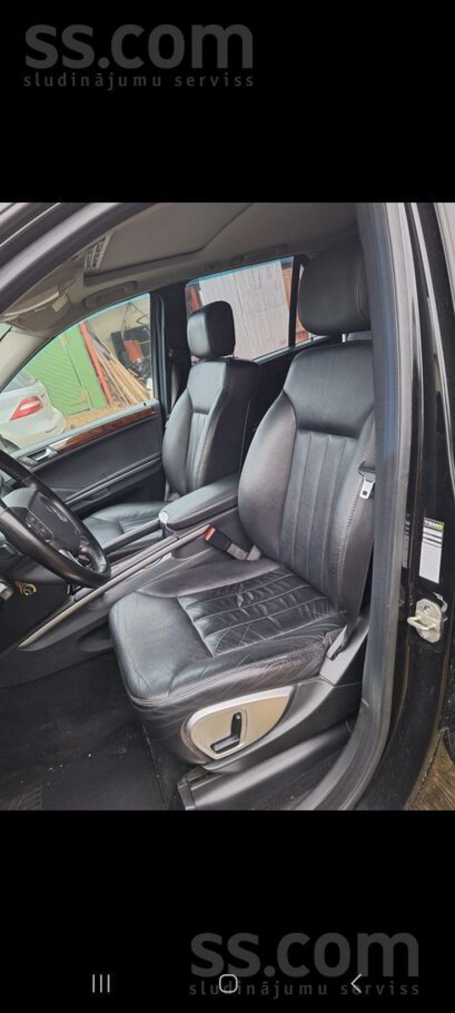 Melns Mercedes-Benz ML 320 2007 Rīga, ar dzinēja tilpumu 3.00 L un nobraukumu 337 tūkst. km par 4200 €, foto 9 vietnē AUTOMOTO.COM.LV