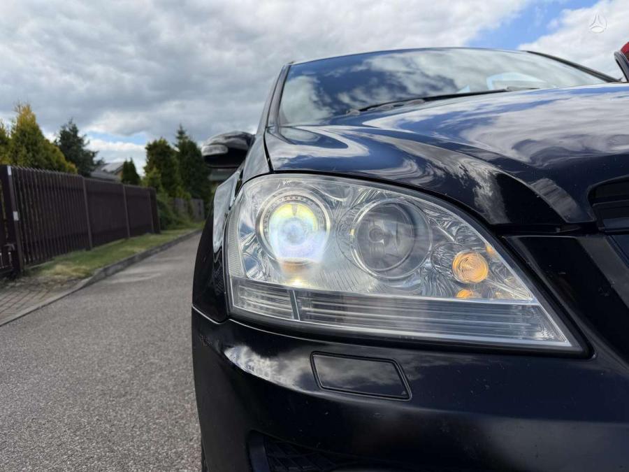 Black Mercedes-Benz ML 320 2007 in Vilnius, with an engine capacity of 2.99 L and mileage of 425 thousand km for 3900 €, photo 17 on AUTOMOTO.COM.LV