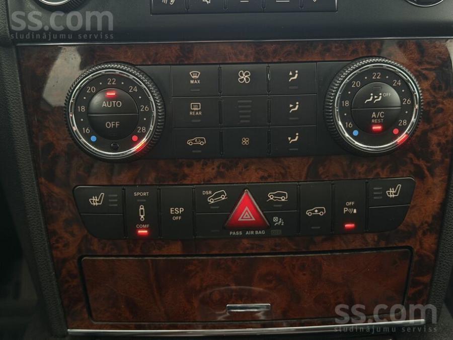Melns Mercedes-Benz ML 320 2007 Rīga, ar dzinēja tilpumu 3.00 L un nobraukumu 370 tūkst. km par 6480 €, foto 15 vietnē AUTOMOTO.COM.LV