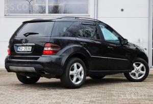 Black Mercedes-Benz ML 320 2008 in Riga, with an engine capacity of 3.00 L and mileage of 0 thousand km for 5495 €, photo 6 on AUTOMOTO.COM.LV