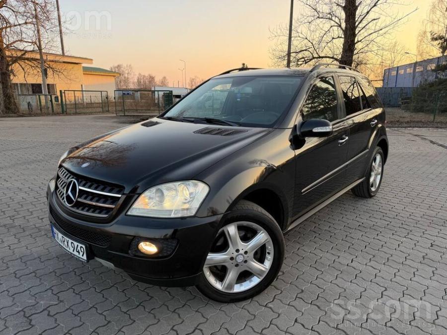 Черный Мерседес МЛ 320 2008 в Рига, объемом двигателя 3.00 л и пробегом 0 тыс. км за 6750 €, фото 14 на AUTOMOTO.COM.LV