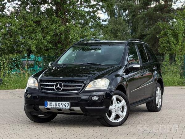 Melns Mercedes-Benz ML 320 2008 Rīga, ar dzinēja tilpumu 3.00 L un nobraukumu 0 tūkst. km par 6950 €, foto 1 vietnē AUTOMOTO.COM.LV
