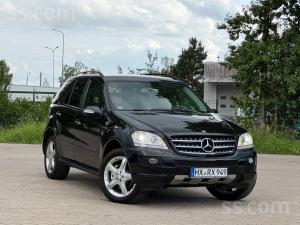 Black Mercedes-Benz ML 320 2008 in Riga, with an engine capacity of 3.00 L and mileage of 0 thousand km for 6850 €, photo 4 on AUTOMOTO.COM.LV