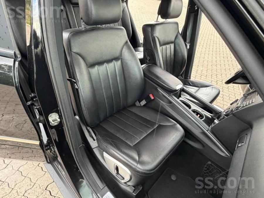 Black Mercedes-Benz ML 320 2008 in Riga, with an engine capacity of 3.00 L and mileage of 0 thousand km for 6850 €, photo 20 on AUTOMOTO.COM.LV