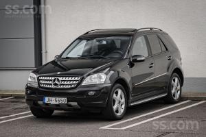 Melns Mercedes-Benz ML 320 2008 Rīga, ar dzinēja tilpumu 3.00 L un nobraukumu 279 tūkst. km par 4995 €, foto  vietnē AUTOMOTO.COM.LV