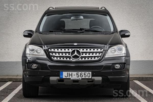 Черный Мерседес МЛ 320 2008 в Рига, объемом двигателя 3.00 л и пробегом 279 тыс. км за 4995 €, фото 2 на AUTOMOTO.COM.LV