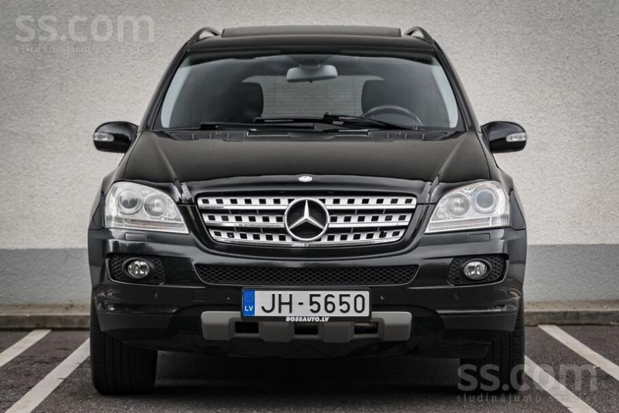 Черный Мерседес МЛ 320 2008 в Рига, объемом двигателя 3.00 л и пробегом 279 тыс. км за 4995 €, фото 3 на AUTOMOTO.COM.LV
