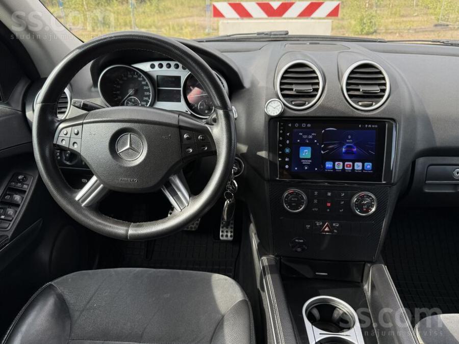 Black Mercedes-Benz ML 320 2008 in Liepaja, with an engine capacity of 3.00 L and mileage of 359 thousand km for 4500 €, photo 11 on AUTOMOTO.COM.LV