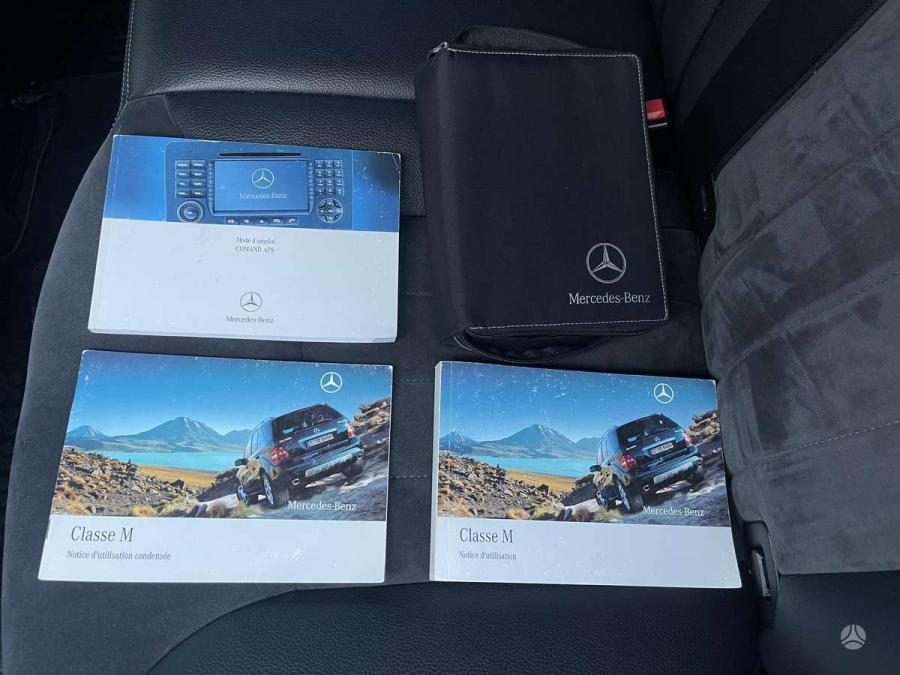 Black Mercedes-Benz ML 320 2008 in Klaipeda, with an engine capacity of 0.00 L and mileage of 306 thousand km for 5500 €, photo 28 on AUTOMOTO.COM.LV