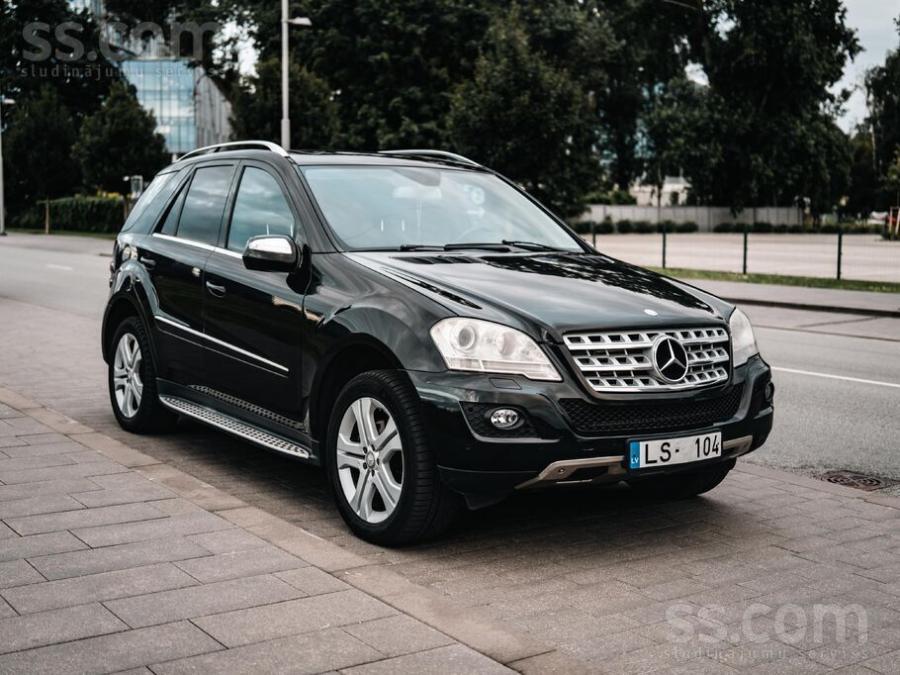 Черный Мерседес МЛ 320 2009 в Рига, объемом двигателя 3.00 л и пробегом 0 тыс. км за 7000 €, фото 9 на AUTOMOTO.COM.LV