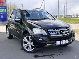 Black Mercedes-Benz ML 320 2009 in Taurage, with an engine capacity of 2.99 L and mileage of 248 thousand km for 8999 €, photo  on AUTOMOTO.COM.LV
