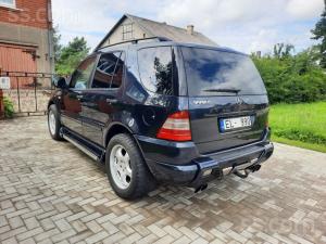 Blue Mercedes-Benz ML 320 1999 in Jekabpils, with an engine capacity of 3.20 L and mileage of 437 thousand km for 4700 €, photo 4 on AUTOMOTO.COM.LV