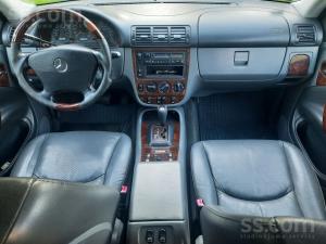 Blue Mercedes-Benz ML 320 1999 in Jekabpils, with an engine capacity of 3.20 L and mileage of 437 thousand km for 4700 €, photo 9 on AUTOMOTO.COM.LV
