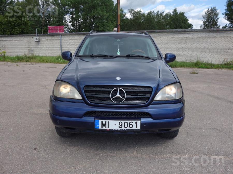 Синий Мерседес МЛ 320 1999 в Рига, объемом двигателя 3.20 л и пробегом 0 тыс. км за 2850 €, фото 20 на AUTOMOTO.COM.LV