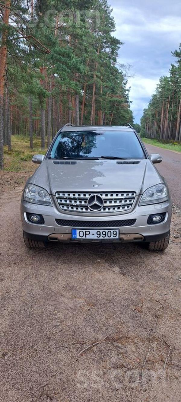 Коричневый Мерседес МЛ 320 2007 в Рига, объемом двигателя 3.00 л и пробегом 297 тыс. км за 5600 €, фото 1 на AUTOMOTO.COM.LV