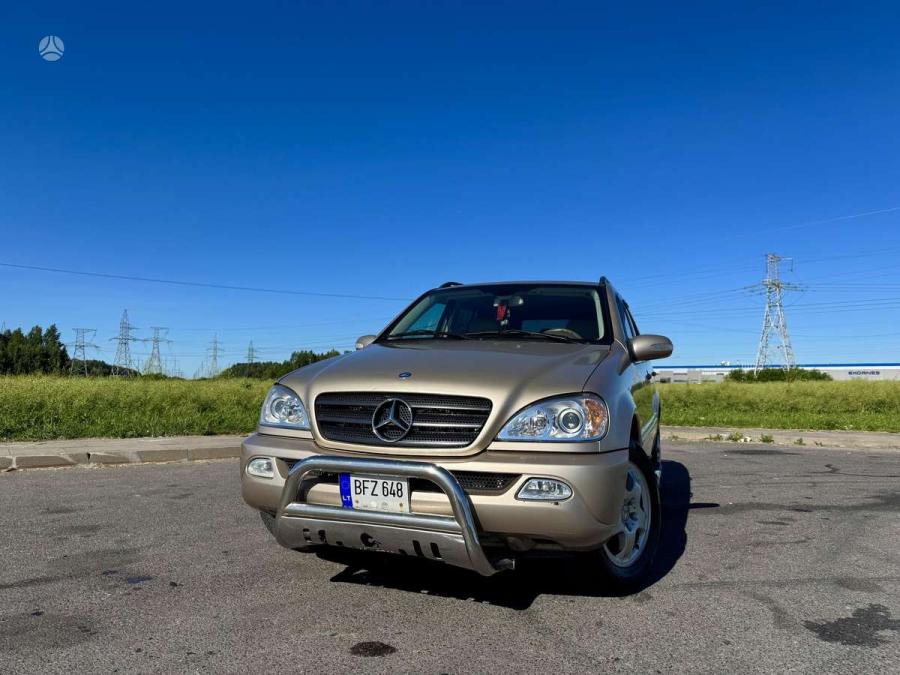 Brūns Mercedes-Benz ML 320 2002 Panevēža, ar dzinēja tilpumu 3.20 L un nobraukumu 252 tūkst. km par 1499 €, foto 1 vietnē AUTOMOTO.COM.LV