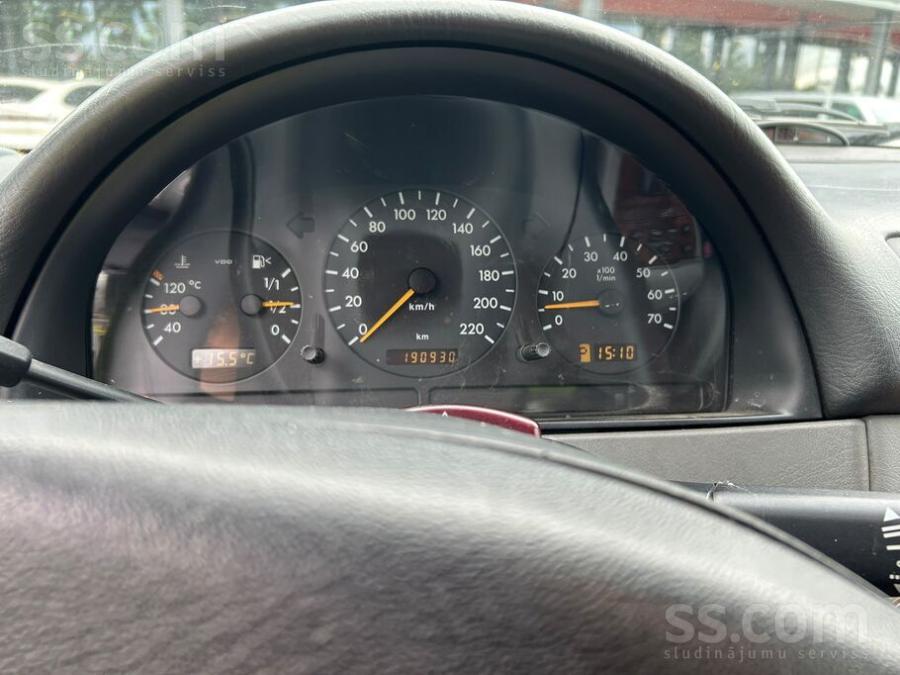 Серый Мерседес МЛ 320 2000 в Рига, объемом двигателя 3.20 л и пробегом 190 тыс. км за 1800 €, фото 8 на AUTOMOTO.COM.LV