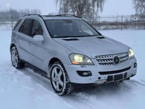 Grey Mercedes-Benz ML 320 2007 in Marijampole, with an engine capacity of 2.99 L and mileage of 359 thousand km for 3100 €, photo 7 on AUTOMOTO.COM.LV
