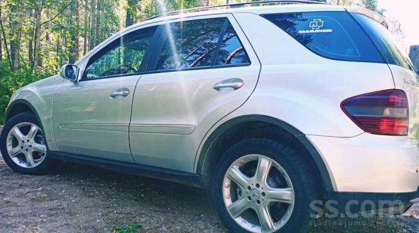 Pelēks Mercedes-Benz ML 320 2007 Daugavpils, ar dzinēja tilpumu 3.00 L un nobraukumu 0 tūkst. km par 3950 €, foto 2 vietnē AUTOMOTO.COM.LV