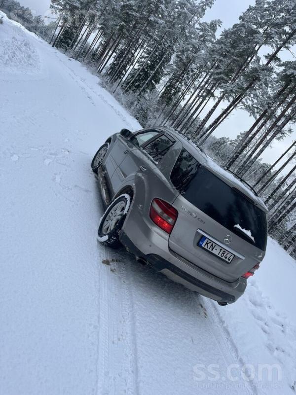 Grey Mercedes-Benz ML 320 2008 in Liepaja, with an engine capacity of 3.00 L and mileage of 340 thousand km for 5700 €, photo 2 on AUTOMOTO.COM.LV