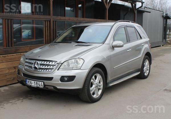 Grey Mercedes-Benz ML 320 2008 in Riga, with an engine capacity of 3.00 L and mileage of 0 thousand km for 4490 €, photo 3 on AUTOMOTO.COM.LV