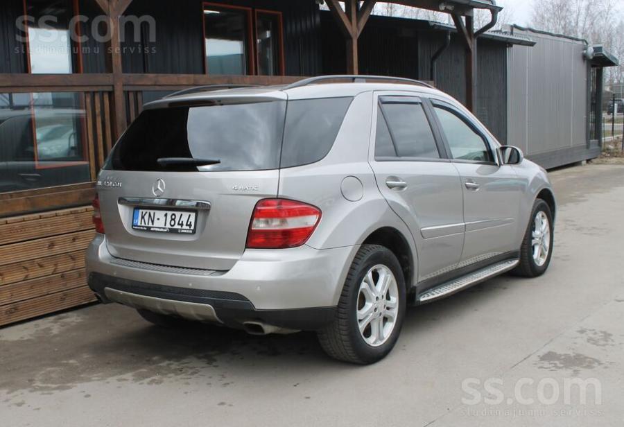 Pelēks Mercedes-Benz ML 320 2008 Rīga, ar dzinēja tilpumu 3.00 L un nobraukumu 0 tūkst. km par 4490 €, foto 6 vietnē AUTOMOTO.COM.LV