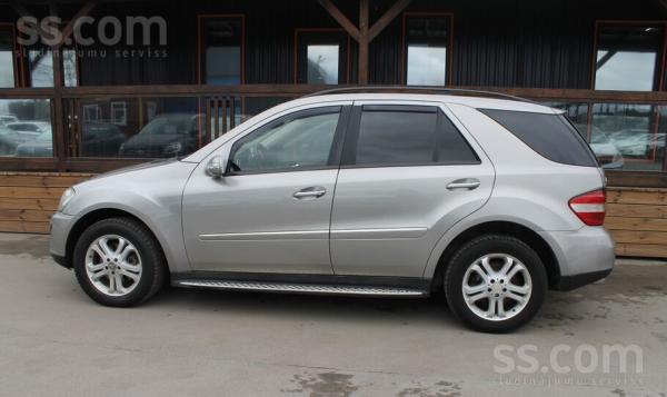 Grey Mercedes-Benz ML 320 2008 in Riga, with an engine capacity of 3.00 L and mileage of 0 thousand km for 4490 €, photo 7 on AUTOMOTO.COM.LV