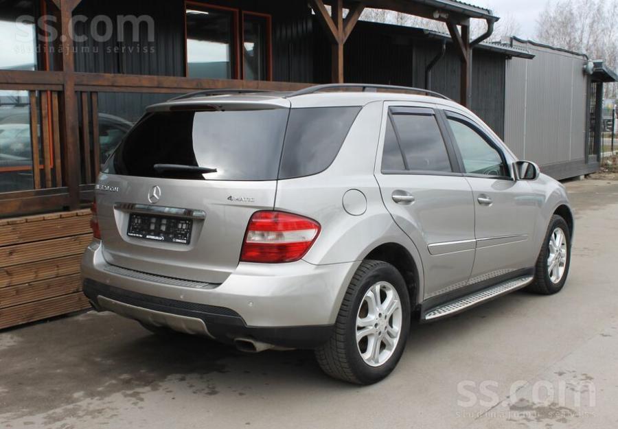 Pelēks Mercedes-Benz ML 320 2008 Rīga, ar dzinēja tilpumu 3.00 L un nobraukumu 0 tūkst. km par 4490 €, foto 11 vietnē AUTOMOTO.COM.LV