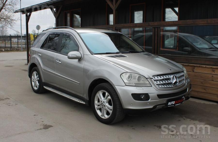 Pelēks Mercedes-Benz ML 320 2008 Rīga, ar dzinēja tilpumu 3.00 L un nobraukumu 0 tūkst. km par 4490 €, foto 12 vietnē AUTOMOTO.COM.LV