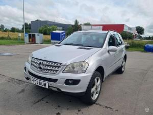 Grey Mercedes-Benz ML 320 2008 in Taurage, with an engine capacity of 2.99 L and mileage of 156 thousand km for 2100 €, photo  on AUTOMOTO.COM.LV