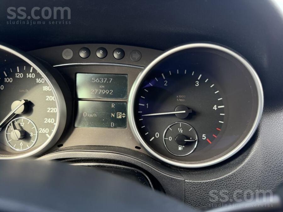 Grey Mercedes-Benz ML 320 2008 in Riga, with an engine capacity of 3.00 L and mileage of 280 thousand km for 6000 €, photo 12 on AUTOMOTO.COM.LV