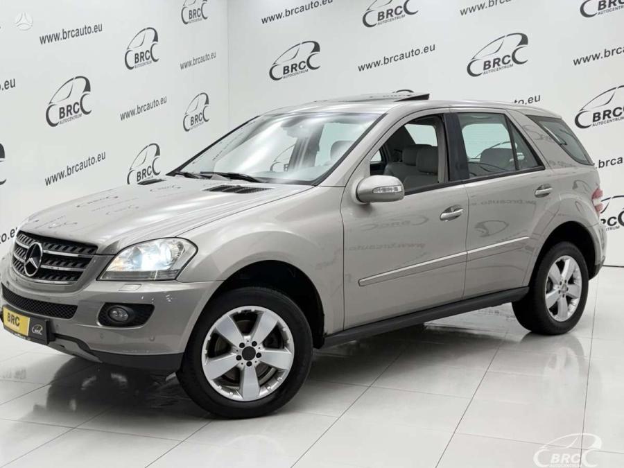Pelēks Mercedes-Benz ML 320 2008 Viļņa, ar dzinēja tilpumu 2.99 L un nobraukumu 169 tūkst. km par 5900 €, foto 1 vietnē AUTOMOTO.COM.LV