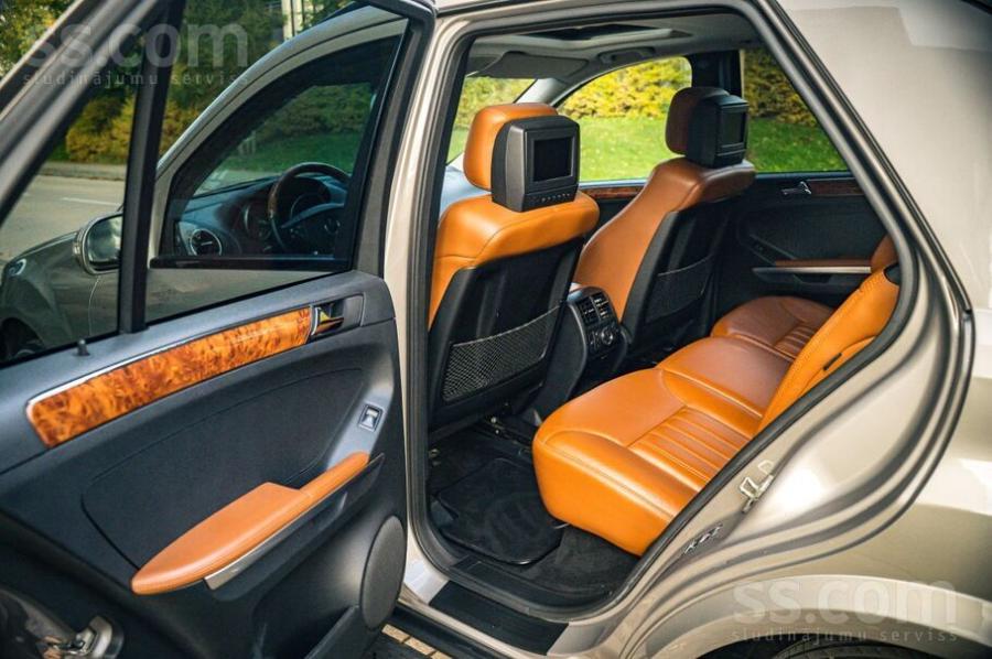 Grey Mercedes-Benz ML 320 2008 in Riga, with an engine capacity of 3.00 L and mileage of 309 thousand km for 5990 €, photo 22 on AUTOMOTO.COM.LV