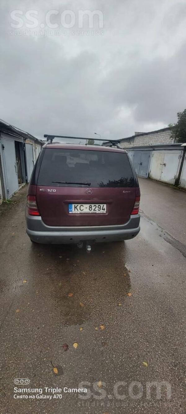 Sarkans Mercedes-Benz ML 320 1999 Rīga, ar dzinēja tilpumu 3.20 L un nobraukumu 342 tūkst. km par 1400 €, foto 3 vietnē AUTOMOTO.COM.LV
