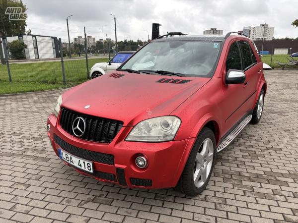 Красный Мерседес МЛ 320 2005 в Каунас, объемом двигателя 3.00 л и пробегом 276 тыс. км за 4000 €, фото 3 на AUTOMOTO.COM.LV