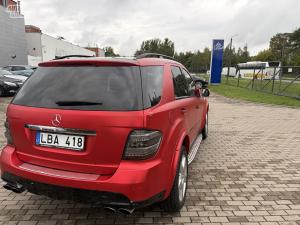 Красный Мерседес МЛ 320 2005 в Каунас, объемом двигателя 3.00 л и пробегом 276 тыс. км за 4000 €, фото 10 на AUTOMOTO.COM.LV