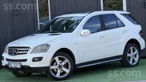Белый Мерседес МЛ 320 2008 в Рига, объемом двигателя 3.00 л и пробегом 300 тыс. км за 5000 €, фото  на AUTOMOTO.COM.LV