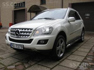 Balts Mercedes-Benz ML 320 2009 Rīga, ar dzinēja tilpumu 3.00 L un nobraukumu 349 tūkst. km par 7800 €, foto 1 vietnē AUTOMOTO.COM.LV