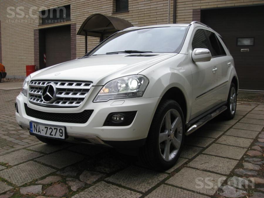 Balts Mercedes-Benz ML 320 2009 Rīga, ar dzinēja tilpumu 3.00 L un nobraukumu 349 tūkst. km par 7800 €, foto 1 vietnē AUTOMOTO.COM.LV