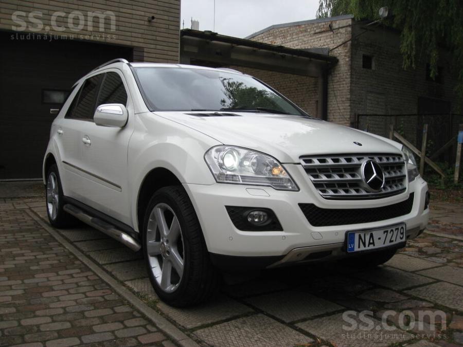 Balts Mercedes-Benz ML 320 2009 Rīga, ar dzinēja tilpumu 3.00 L un nobraukumu 349 tūkst. km par 7800 €, foto 3 vietnē AUTOMOTO.COM.LV