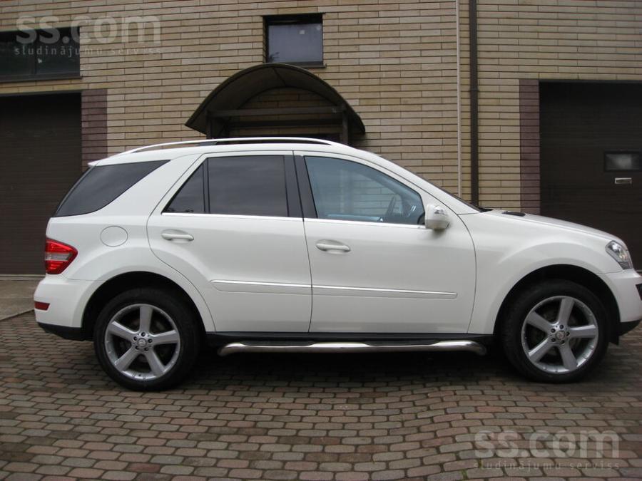 Balts Mercedes-Benz ML 320 2009 Rīga, ar dzinēja tilpumu 3.00 L un nobraukumu 349 tūkst. km par 7800 €, foto 6 vietnē AUTOMOTO.COM.LV