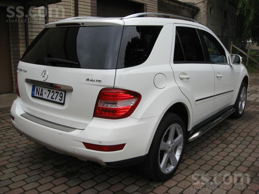 Balts Mercedes-Benz ML 320 2009 Rīga, ar dzinēja tilpumu 3.00 L un nobraukumu 349 tūkst. km par 7800 €, foto 7 vietnē AUTOMOTO.COM.LV