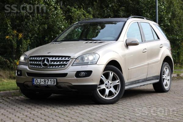 Yellow Mercedes-Benz ML 320 2007 in Riga, with an engine capacity of 3.00 L and mileage of 376 thousand km for 3495 €, photo 1 on AUTOMOTO.COM.LV